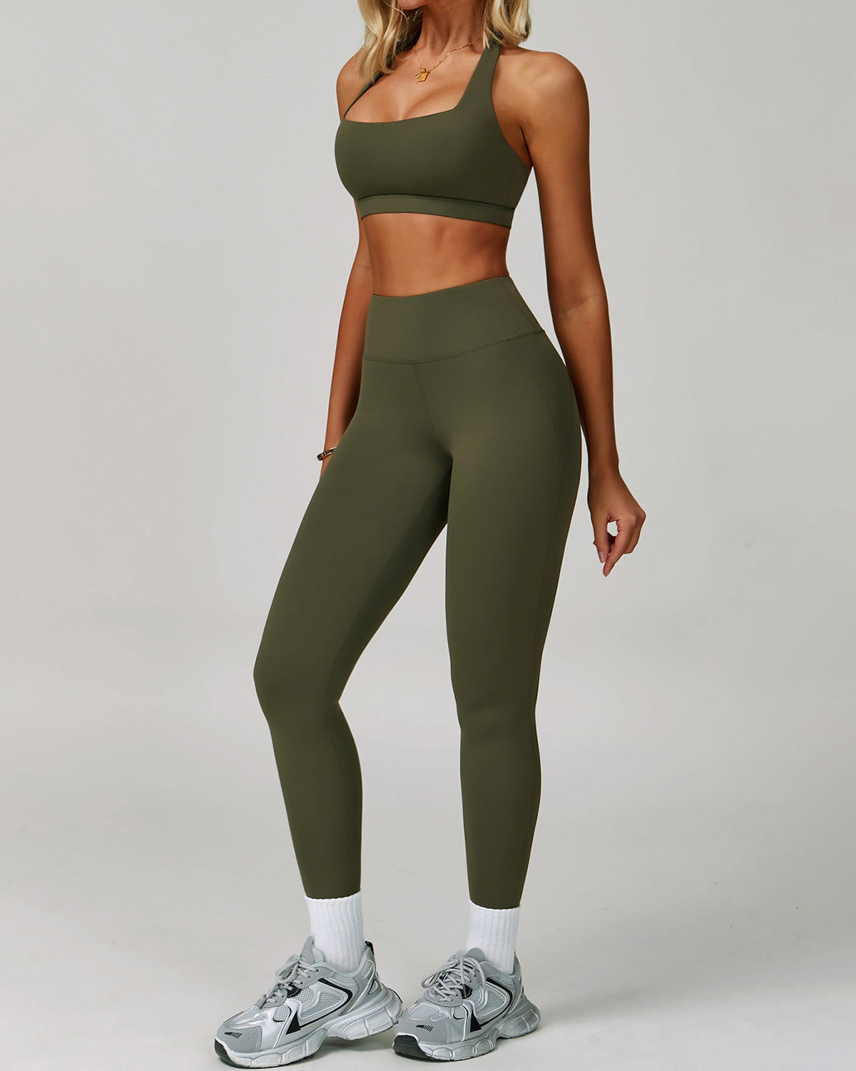 Mira Leggings - Green – Amelia Activewear