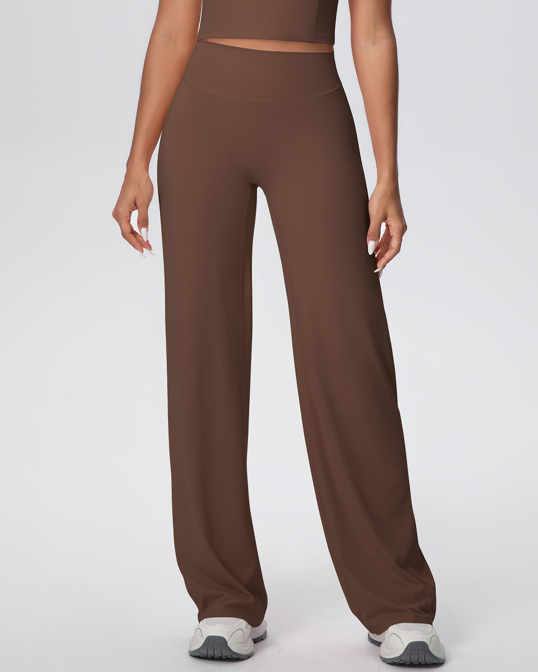 Rowan Flare Leggings - Brown – Amelia Activewear