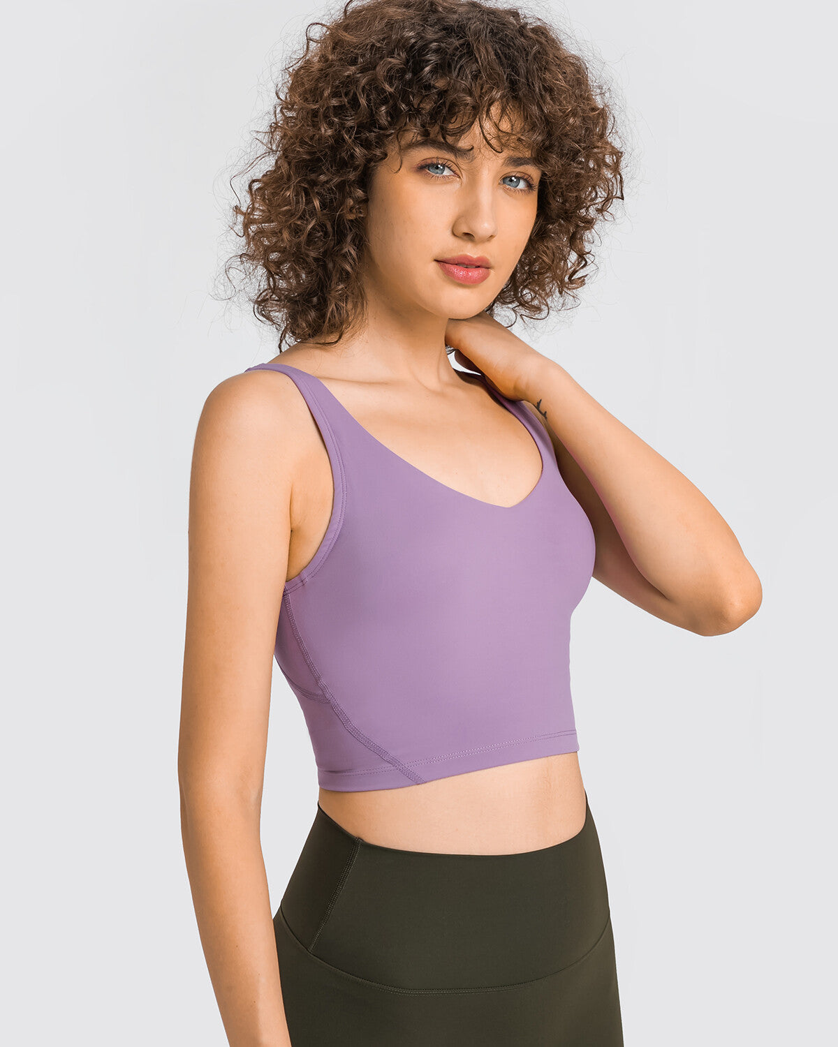 Zelda Crop Top - Purple – Amelia Activewear