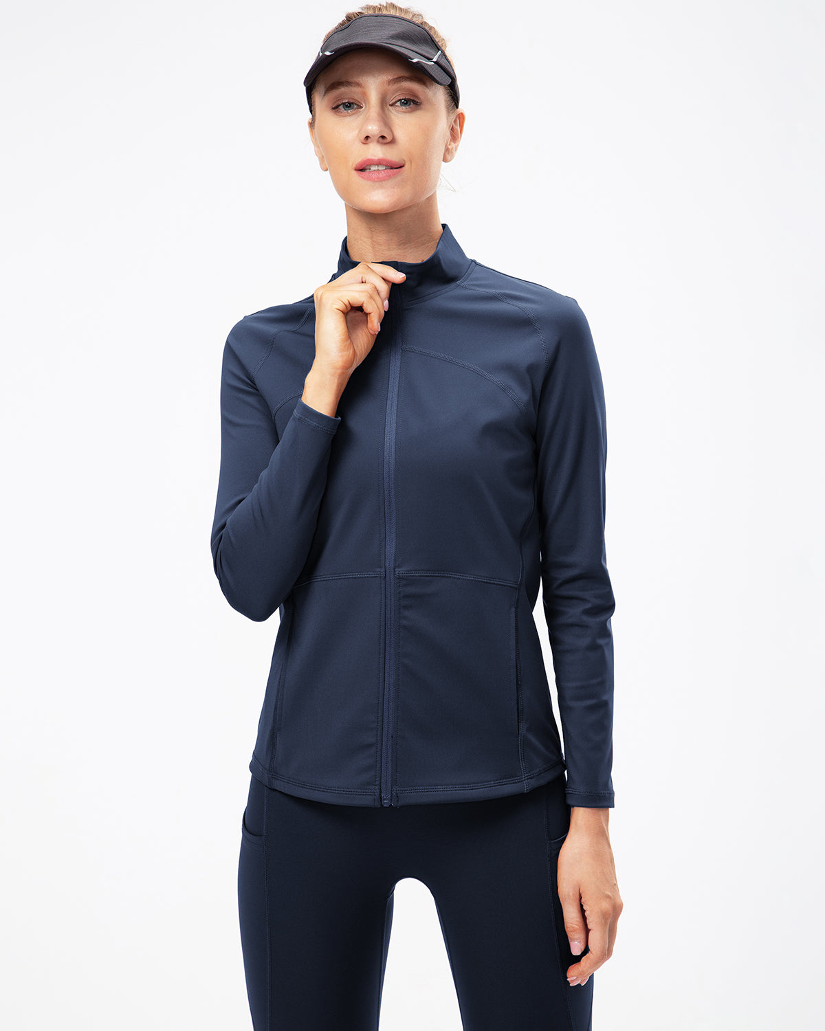Madison Athletic Jacket - Blue – Amelia Activewear